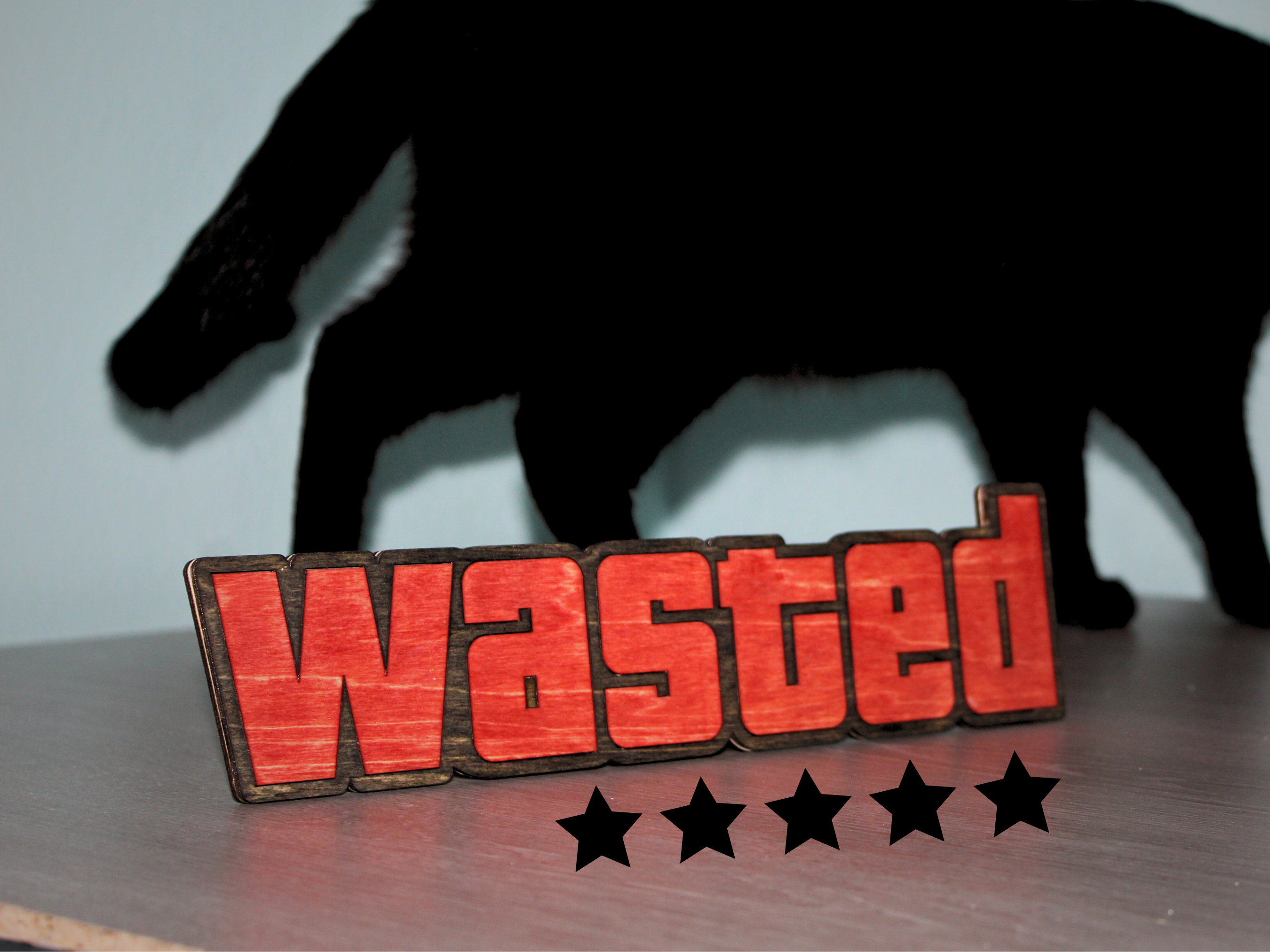 GTA Wasted Sign – Laser Beta